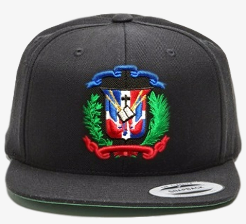 Dominican Republic Hat Snapback (black/m.gold) - Free Transparent PNG ...