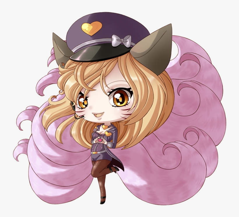 League Of Legends Clipart Ahri - Ahri Popstar Chibi Png - Free ...
