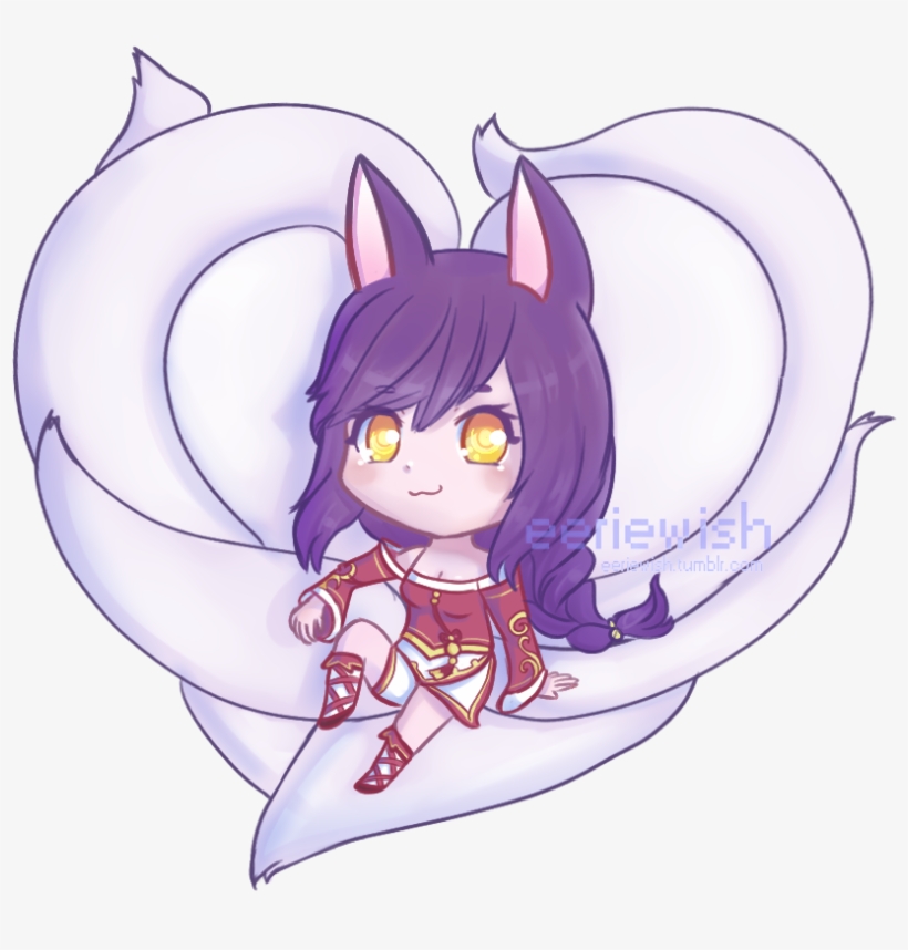 A Transparent Ahri Because I Realized I Hadn't Drawn - Art - Free ...