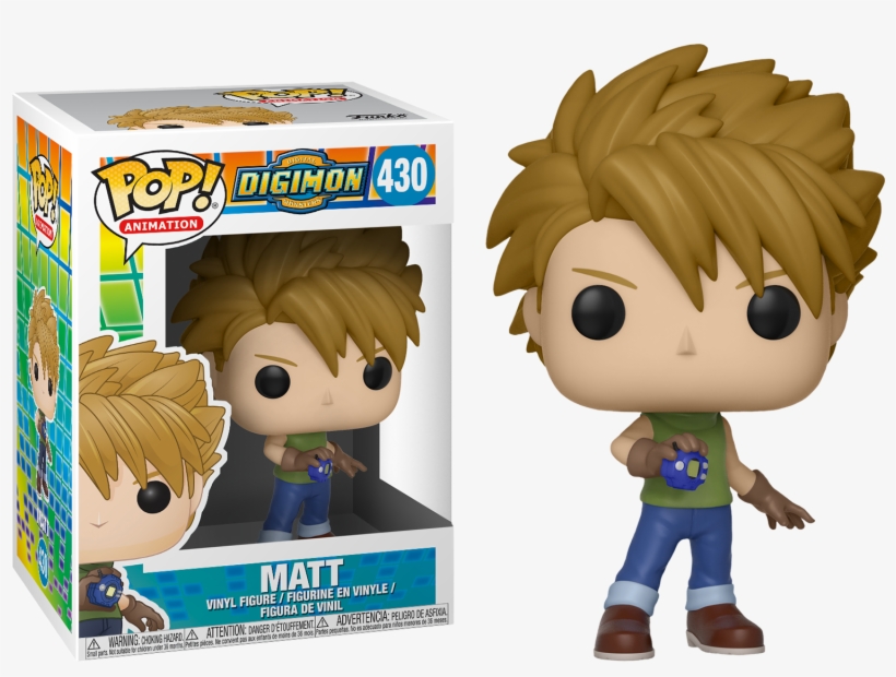 Digimon - Digimon Matt Funko Pop - Free Transparent PNG Download - PNGkey