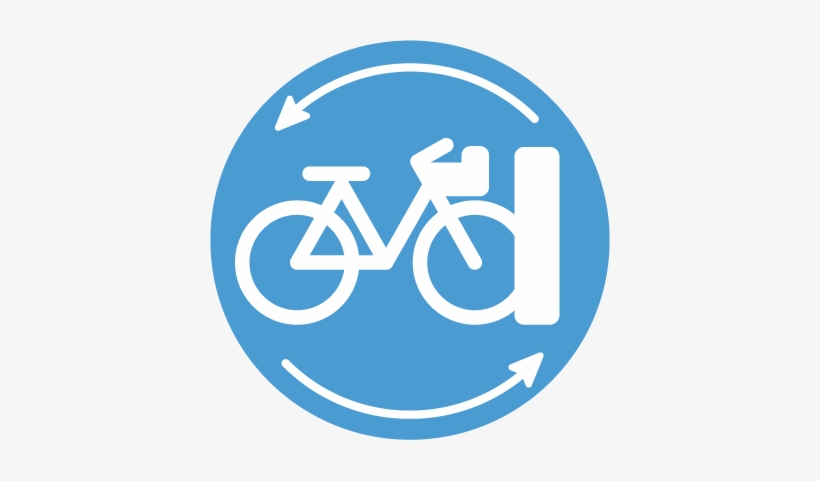 Bike Amenities - Bicycle Parking Sign - Free Transparent PNG Download ...
