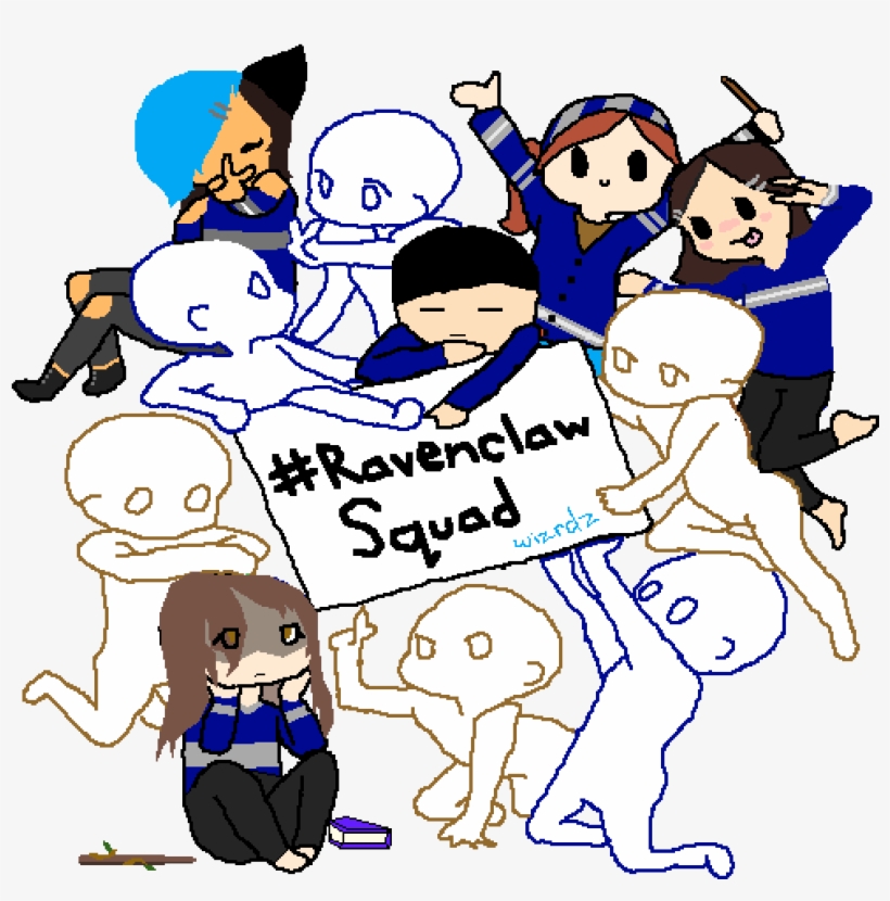 Ravenclaw Wizrds - Cartoon - Free Transparent PNG Download - PNGkey