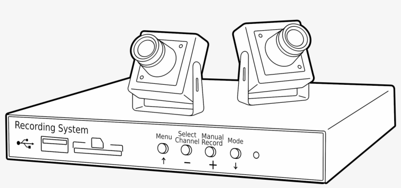 Clipart - Closed-circuit Television - Free Transparent PNG Download ...
