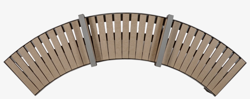 Skyline Curved Park Bench - Bench Png Top View - Free Transparent PNG ...