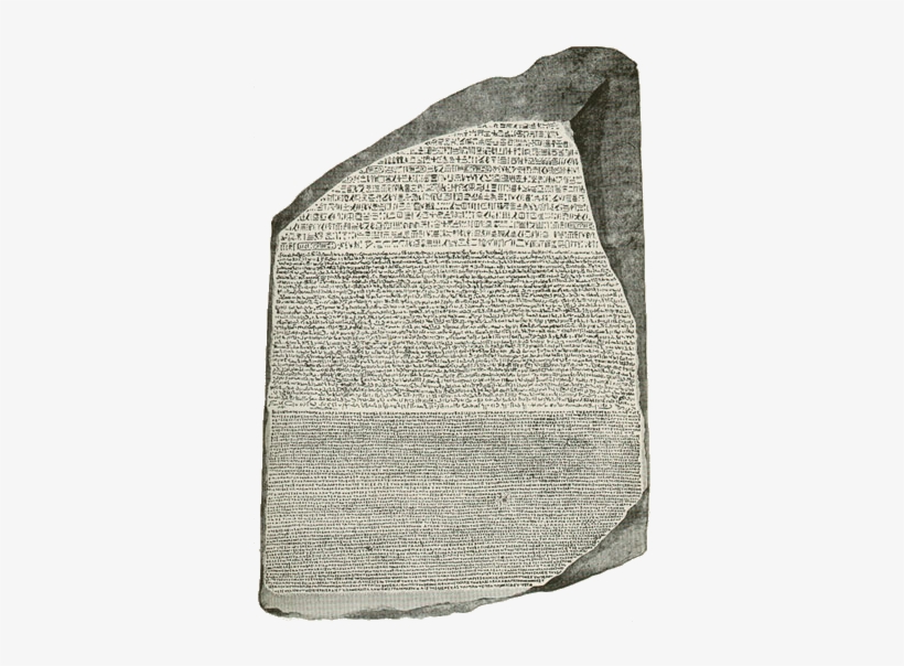 Rosettastone - Real Rosetta Stone - Free Transparent PNG Download - PNGkey