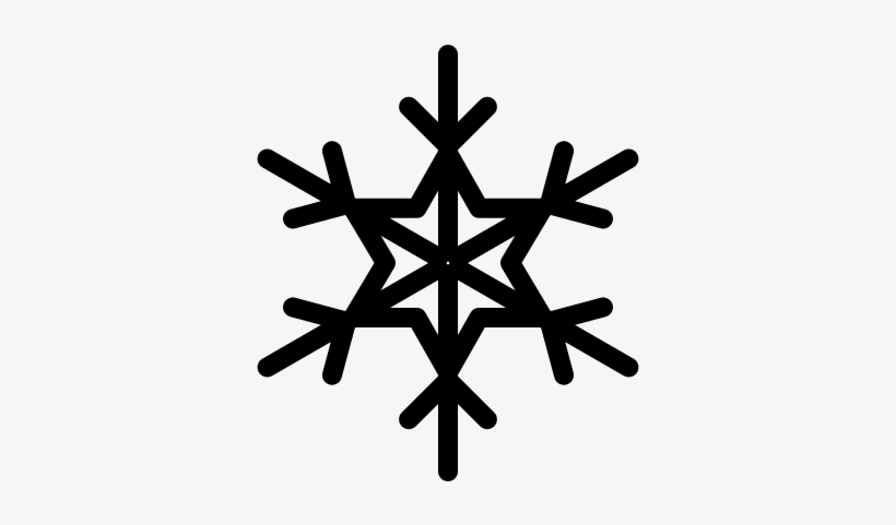 Free White Snowflake Vector - Hot And Cold Symbols - Free Transparent ...