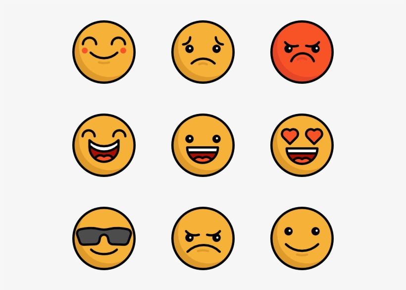 Emoji - Emotions Png - Free Transparent PNG Download - PNGkey