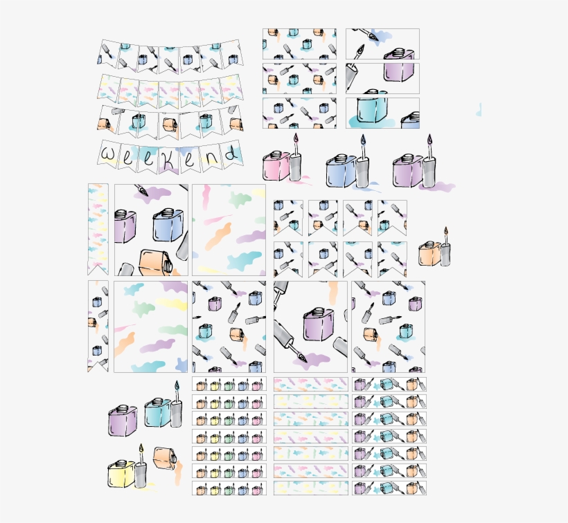 Digital Planner Stickers Free - Free Transparent PNG Download - PNGkey