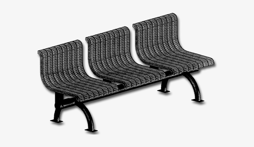 Bus Stop Bench 3-seat - Bus Shelter Chair Design - Free Transparent PNG ...