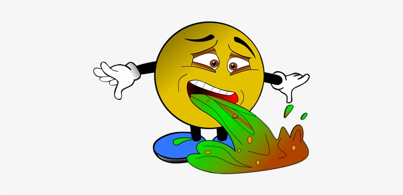 Nausea Smiley Kotzender Vomiting Bad Samue - Throw Up - Free ...