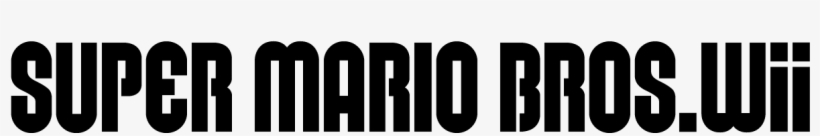 New Super Mario Bros - Super Mario Bros Font - Free Transparent PNG ...