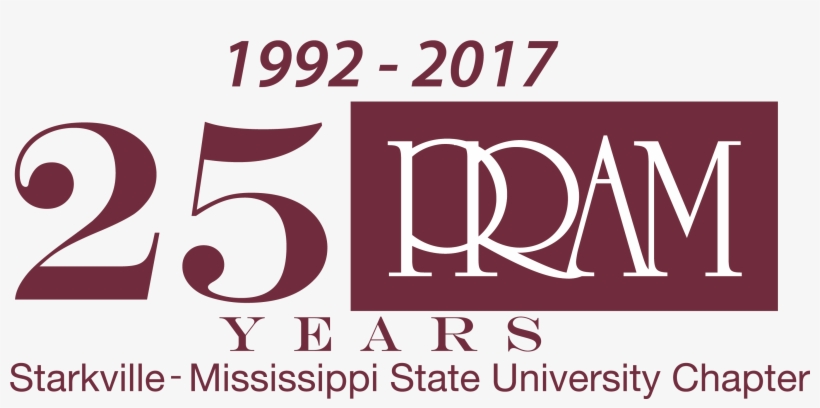 1992 2017 Pram 25 Year Logo - Starkville - Free Transparent PNG ...