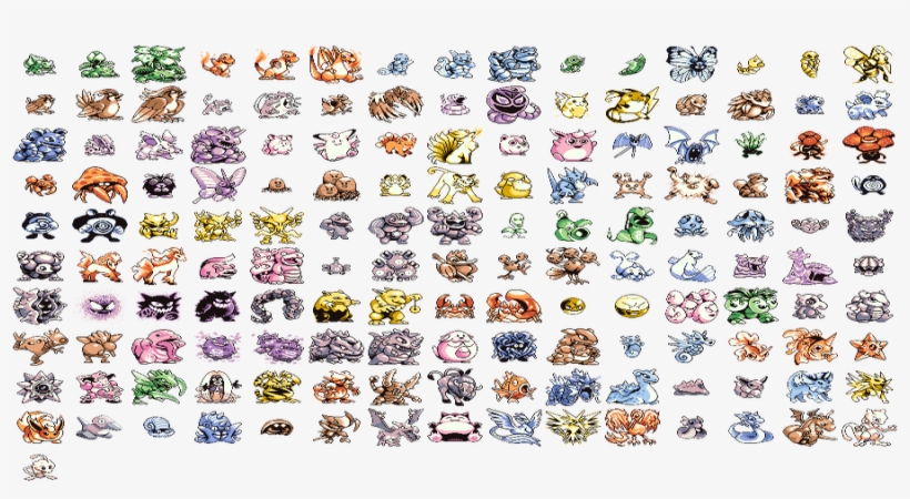 90 S Pokemon Sprites - Free Transparent PNG Download - PNGkey