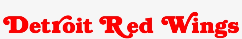 Detroit Red Wings Logo Font - Free Transparent PNG Download - PNGkey