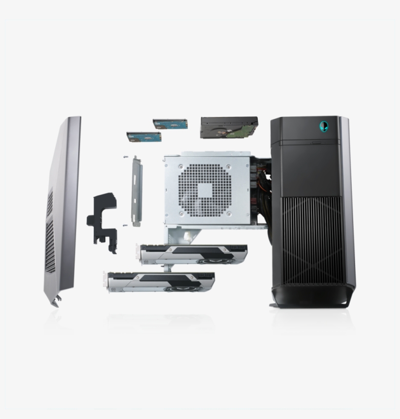 The Components Of Alienware Aurora Gaming Desktop - Alienware Aurora R5 ...