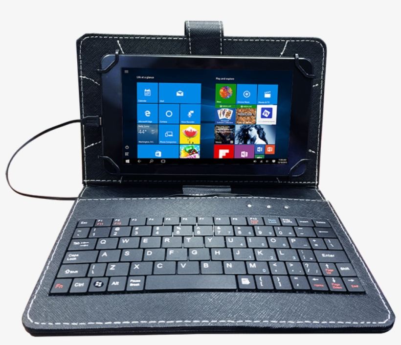 Core 7" Tablet With Windows® 10 And Keyboard Case - Naxa Tablet - Wi-fi ...