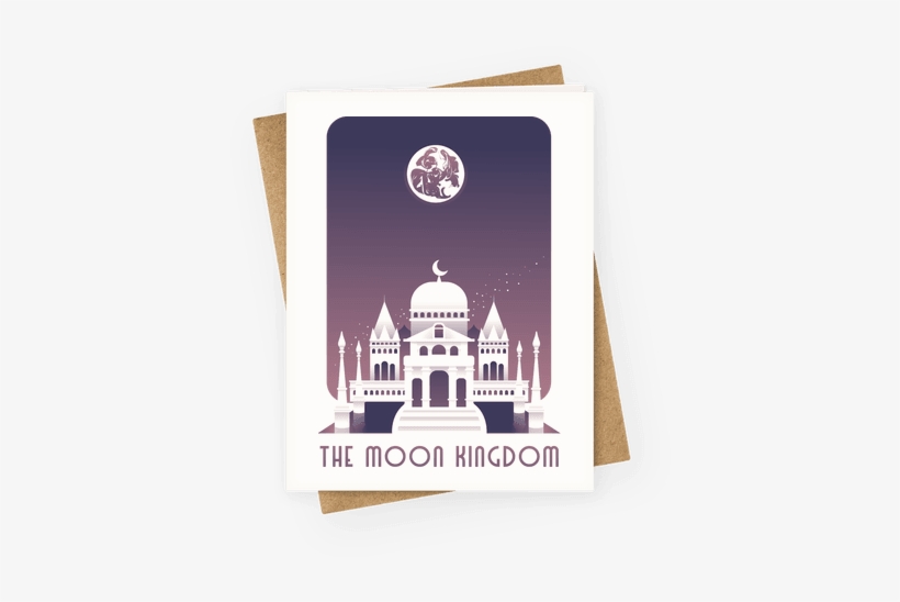 The Moon Kingdom Greeting Card - Greeting Card - Free Transparent PNG ...