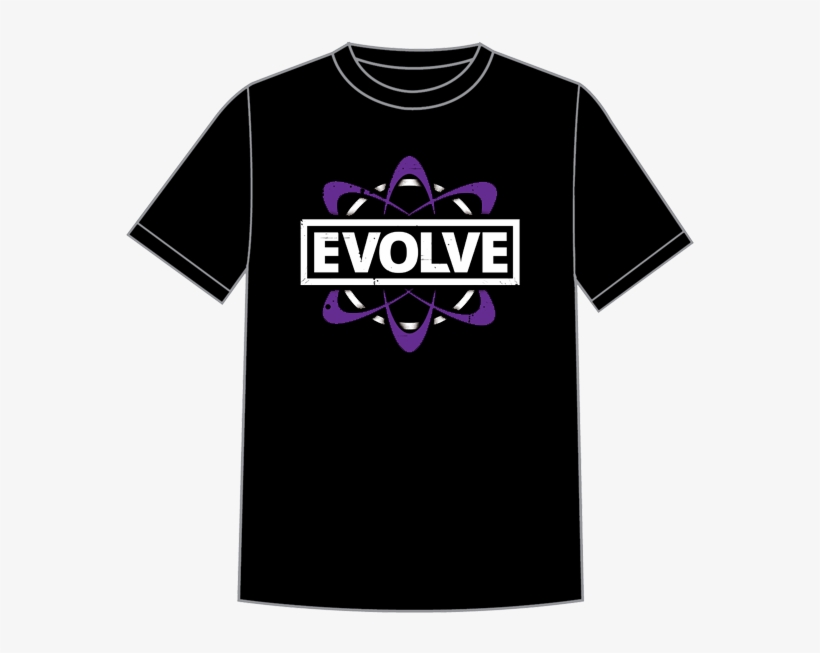 Evolve Logo T-shirt - Evolve Wrestling Shirt - Free Transparent PNG ...