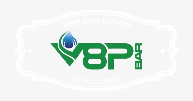 Turning Analog Into Digital Since - V8p Bar - Free Transparent PNG ...