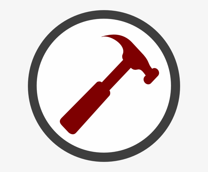 How To Set Use Red Hammer Clipart - Free Transparent PNG Download - PNGkey