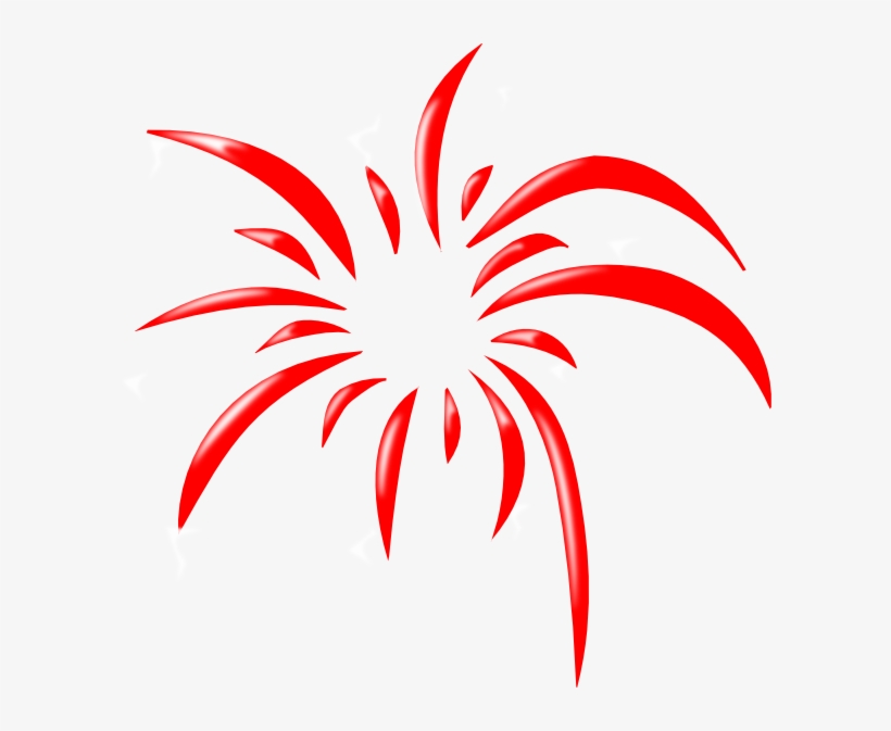 Red Fireworks Clip Art - Free Transparent PNG Download - PNGkey