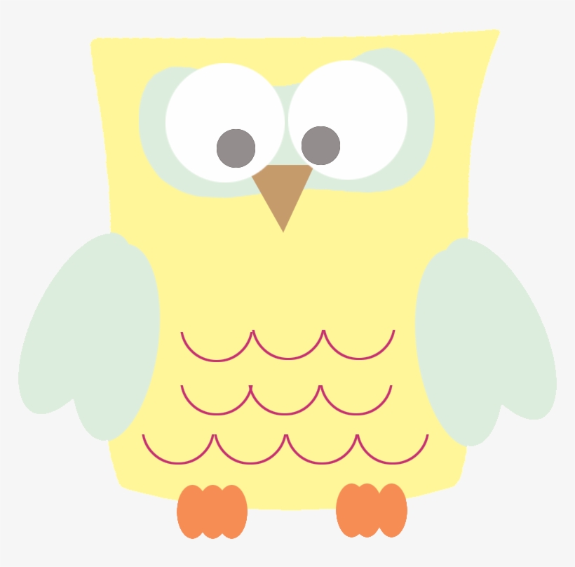 Yellow Owl Clipart