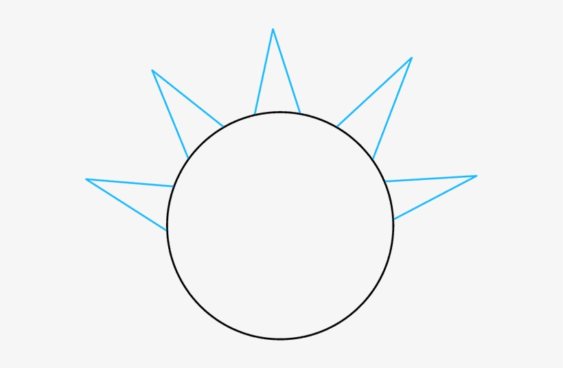 How To Draw Sun - Circle - Free Transparent PNG Download - PNGkey