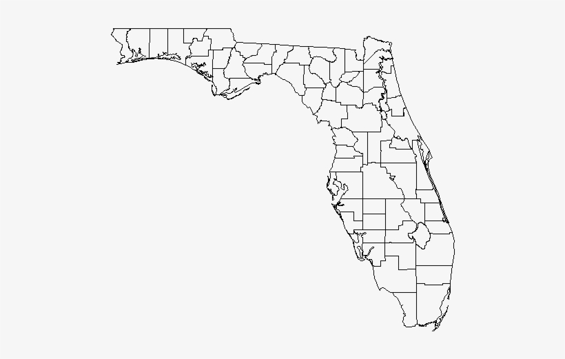 Florida Transparent Png - Florida County Map Png - Free Transparent PNG ...