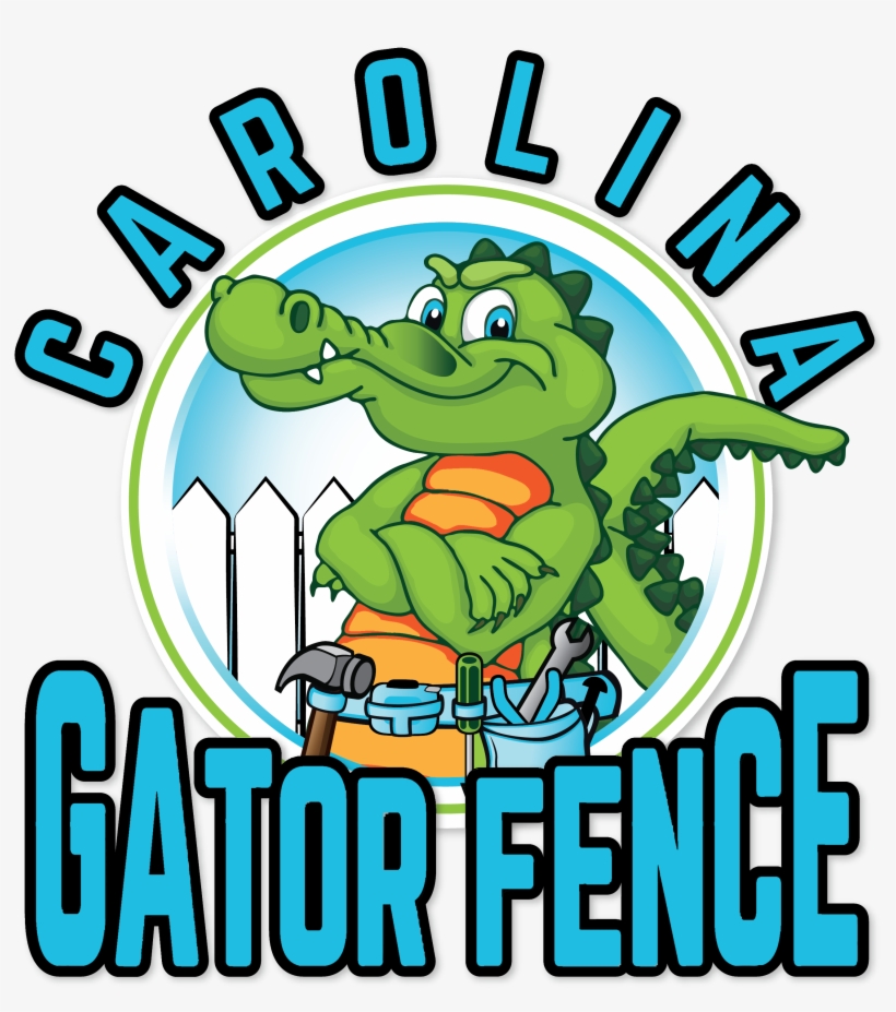 Small Banner Image With Gator Fence Mascot - Cartoon - Free Transparent ...