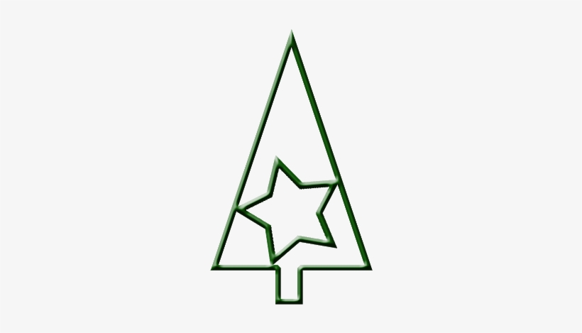 Christmas Tree Outline - Free Transparent PNG Download - PNGkey