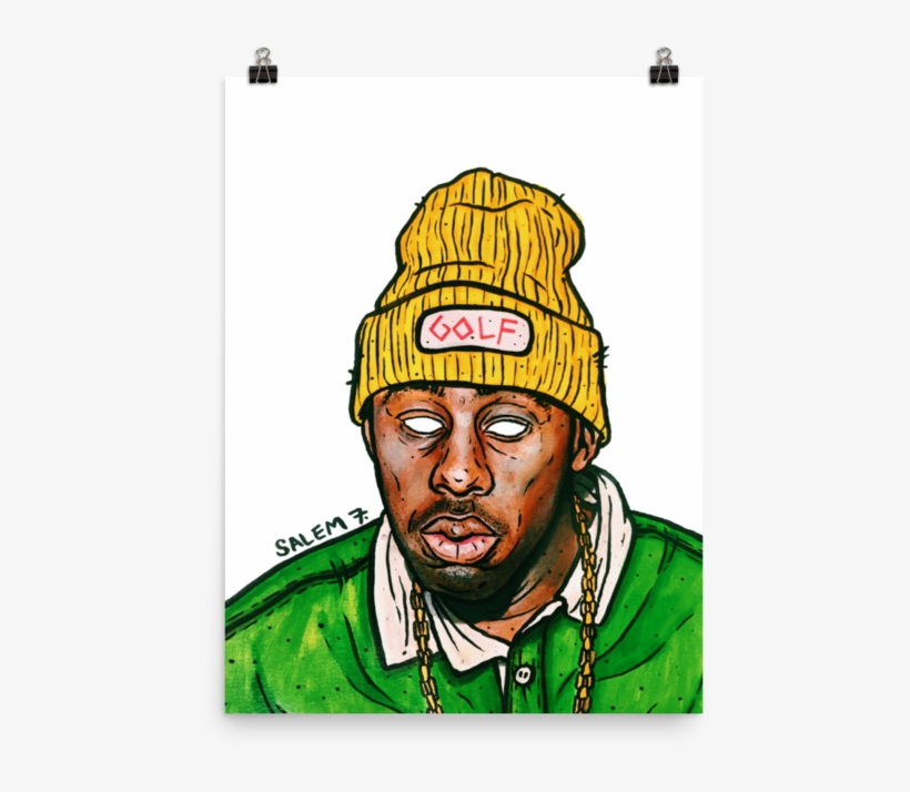 Tyler The Creator Print - Tyler, The Creator - Free Transparent PNG ...