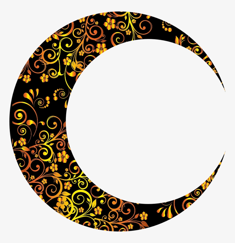 Medium Image - Gold Crescent Moon Png - Free Transparent PNG Download ...