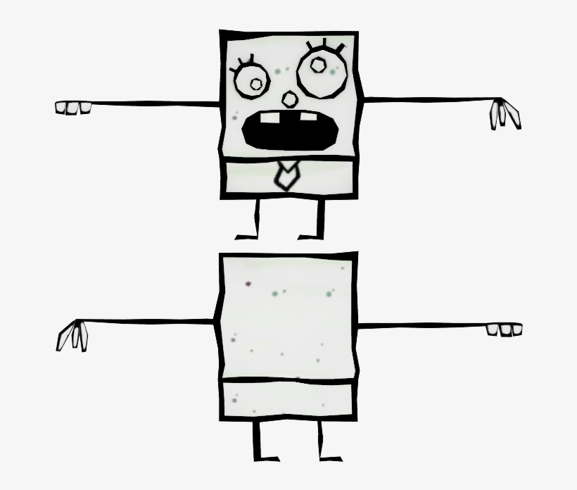 6339 - Nicktoons Unite Doodlebob - Free Transparent PNG Download - PNGkey