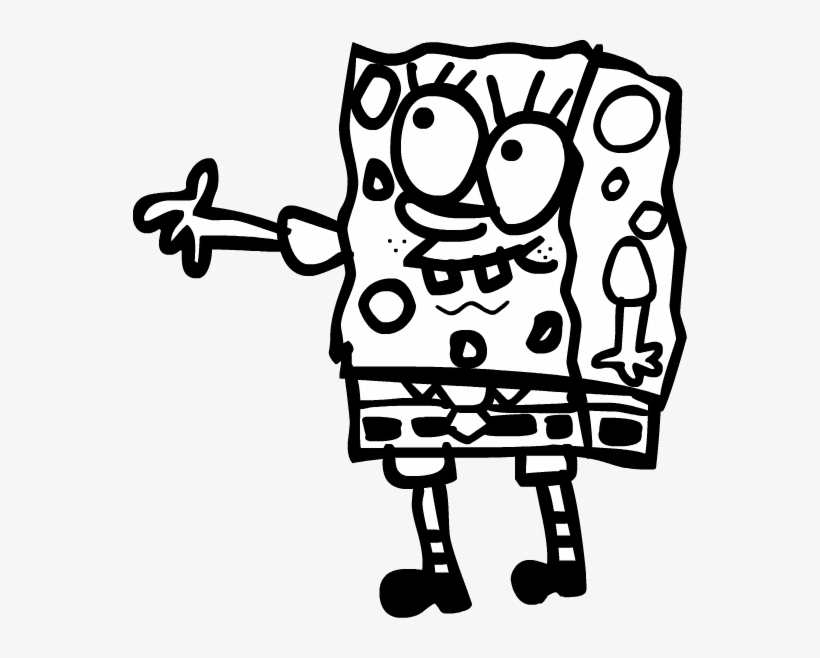 Spongebob Doodle By Themarioking - Drawing - Free Transparent PNG ...
