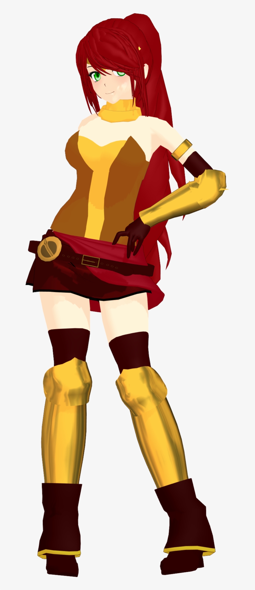 Mmdxjnpr) Pyrrha Nikos By Naruchan101 On Deviantart - Rwby - Free ...