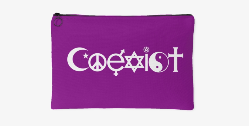 Coexist Accessory Pouches - Shadowmajik Coexist - Promote Peace Vinyl ...
