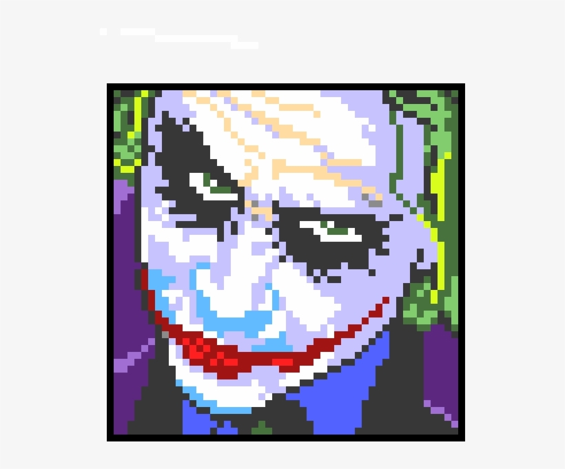 Joker - Joker Pixel Art - Free Transparent PNG Download - PNGkey