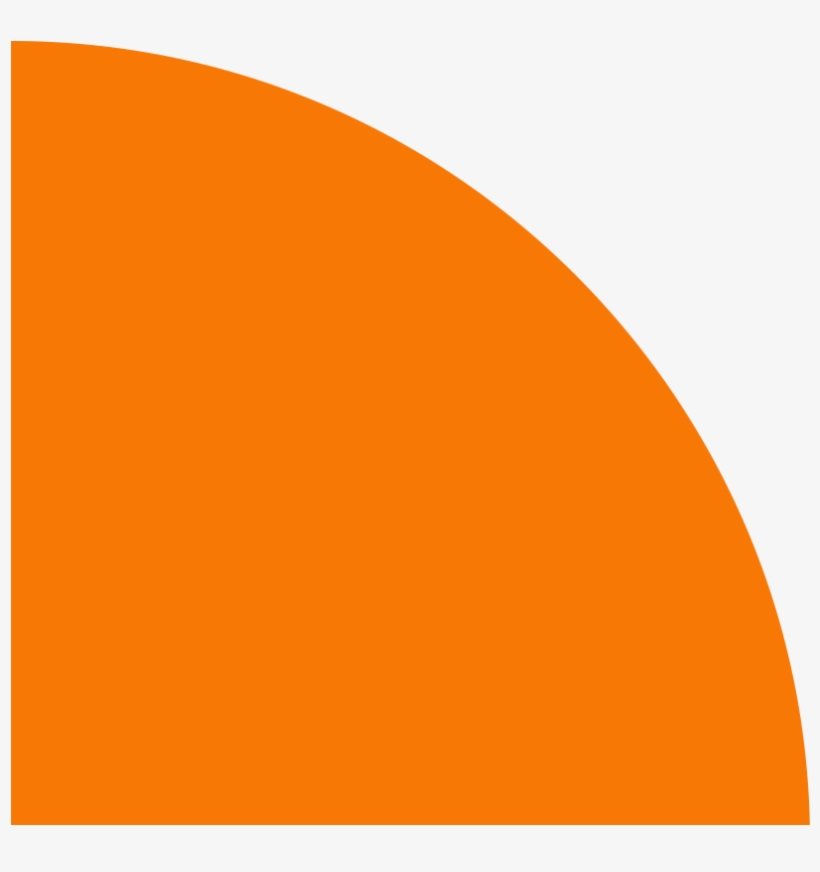 Circle Transparent Quarter - Quarter Of A Circle Png - Free Transparent ...