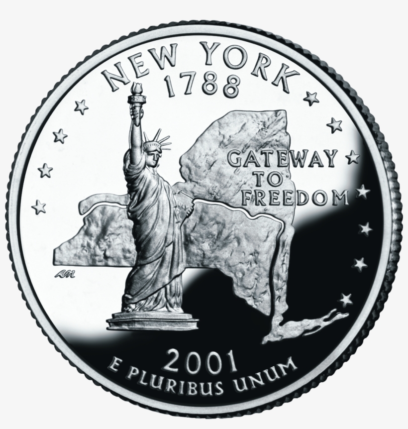 Wv Quarter Png Freeuse - New York Quarter - Free Transparent PNG ...