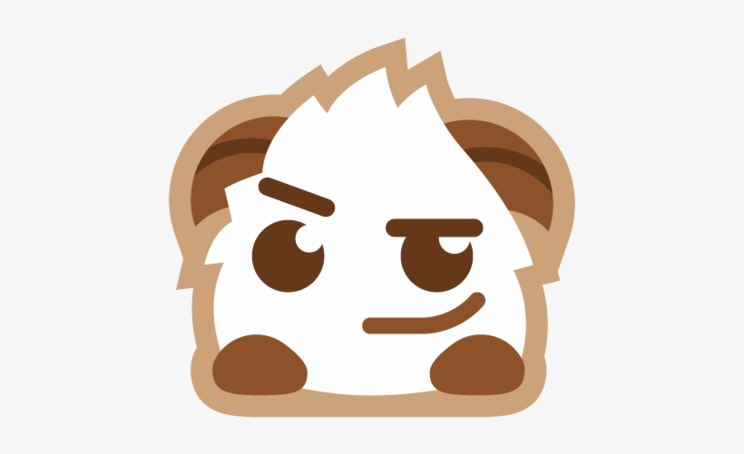 Poro-smirk - Emoji League Of Legends Discord - Free Transparent PNG ...