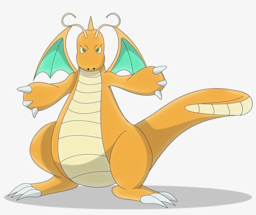 Dragonite Pokemon Go Png Banner Black And White Download - Dragonite ...