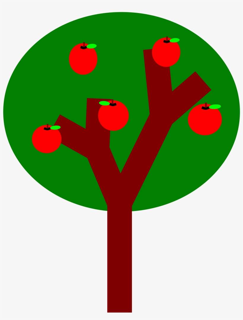 This Free Icons Png Design Of A Tree With Apples - Free Transparent PNG ...