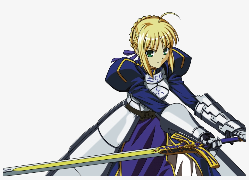 Saber Vector Transparent - Fate Stay Night Old - Free Transparent PNG ...