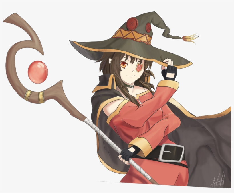 Megumin - Konosuba - Free Transparent PNG Download - PNGkey