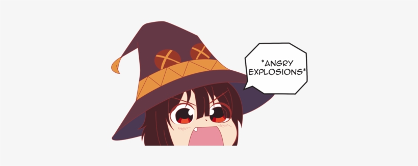 Artist - Explosion Megumin Meme - Free Transparent PNG Download - PNGkey