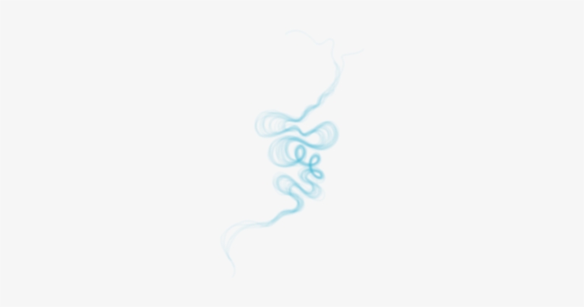 Blue Smoke - Calligraphy - Free Transparent PNG Download - PNGkey