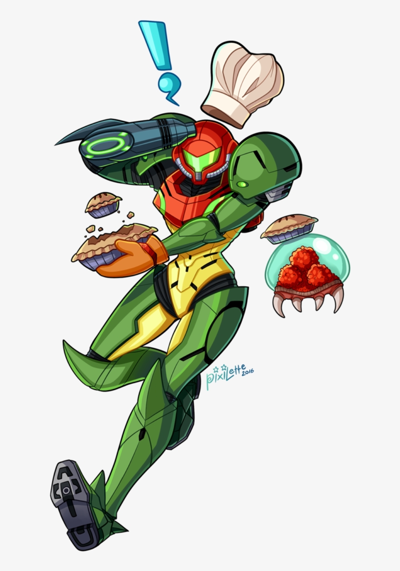 Chef Samus By Pixilette-star - Cartoon - Free Transparent PNG Download ...