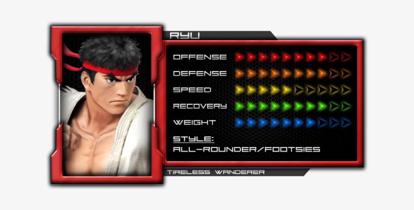 Ryu - Super Smash Bros. For Nintendo 3ds - Ryu - Free Transparent PNG ...