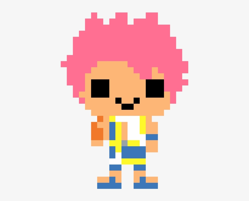 Natsu - Pa - Candy Pixel Art - Free Transparent PNG Download - PNGkey