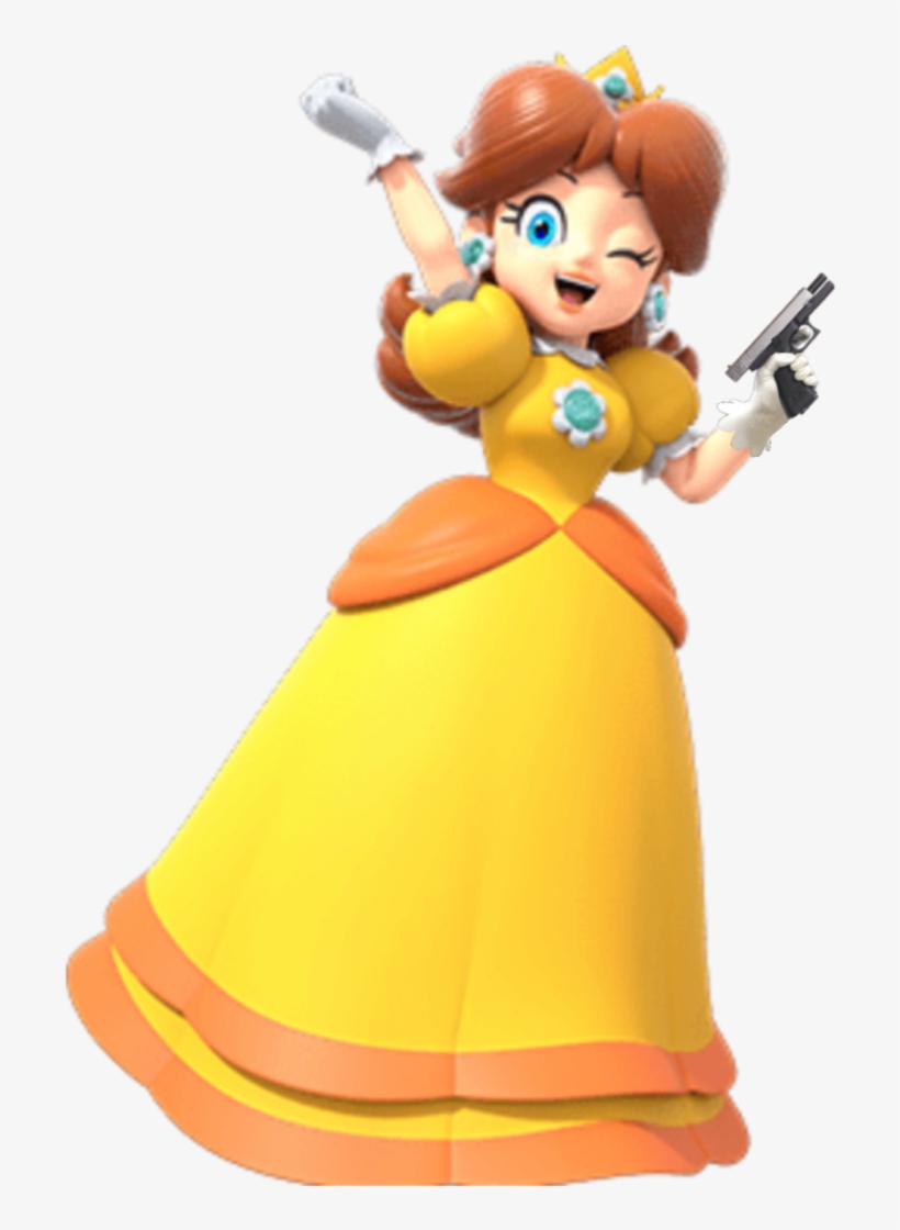 Ajaxbroly Princessdaisy With A Gun Because I Can - Princess Daisy Super ...